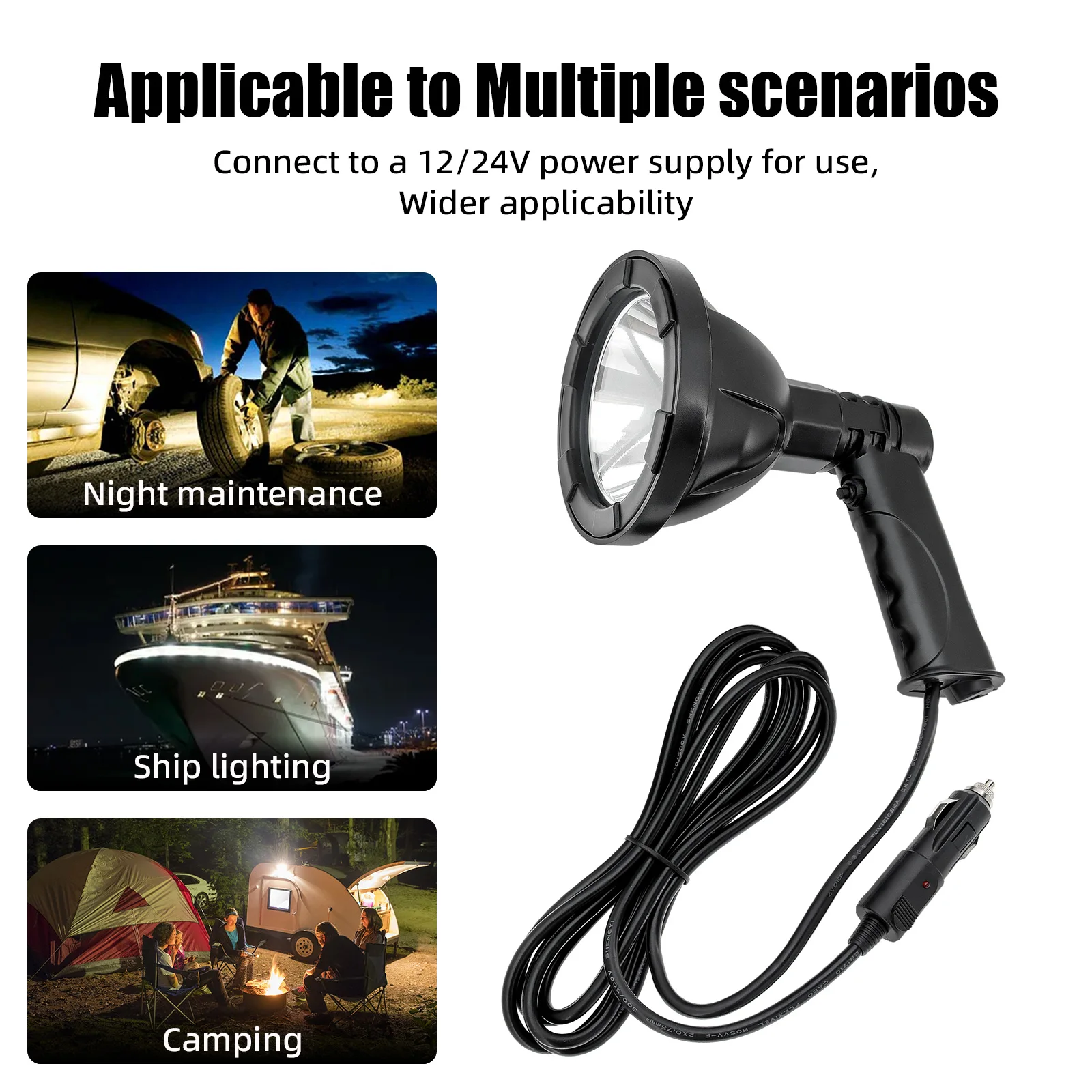 Home-High-Power-LED-Flashlight-Powerful-Spotlight-Searchlight-Power ...