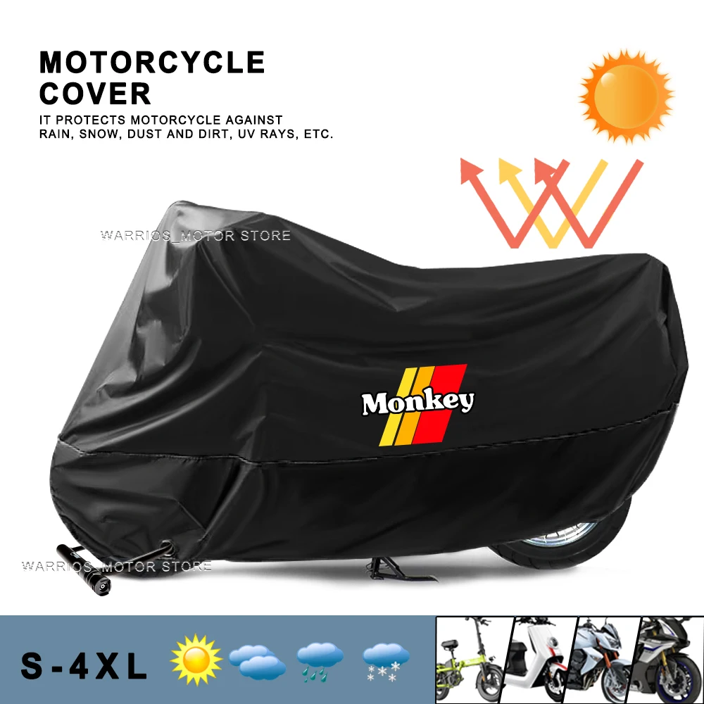 Motorcycle Cover Outdoor Rain Dustproof UV Protector Covers For Honda ...