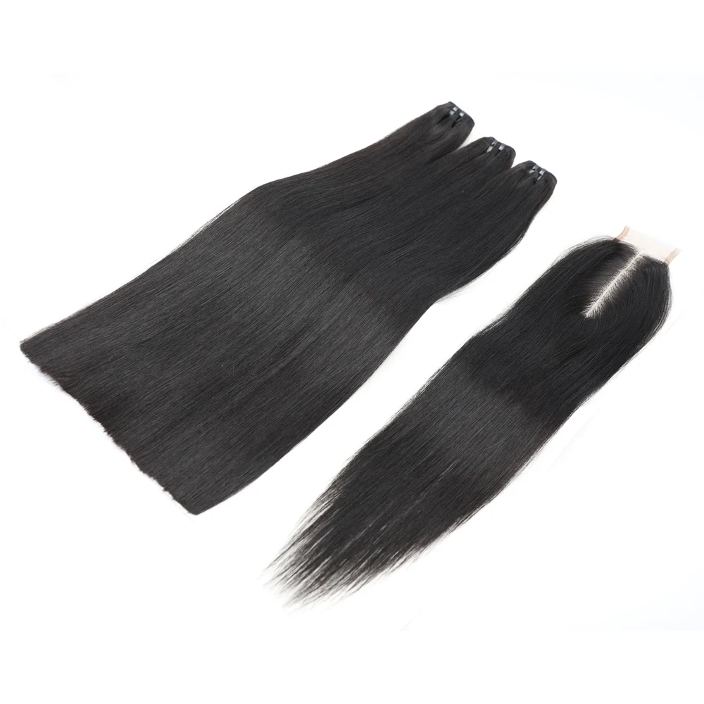 Bone-Straight-Bundles-2x6-Lace-Kim-K-Closure-Virgin-Vietnamese-Super ...