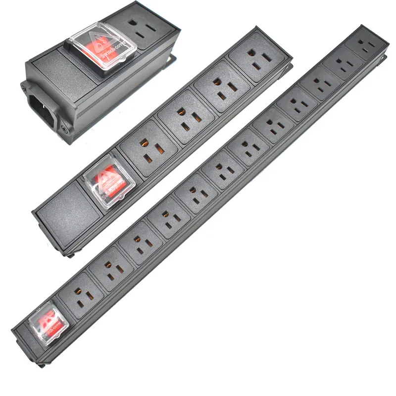 IEC-C14-port-PDU-power-strip-2-12-Unit-US-output-socket-Network-Cabinet ...