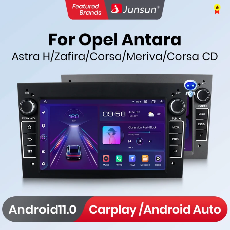 Junsun – Autoradio Android, Voix Ai, Pour Opel Astra H J Vectra ...
