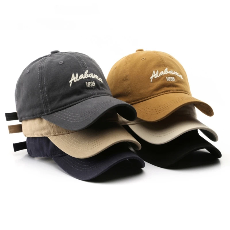 6-Colors-Embroidered-Alabama-1895-Vintage-Washed-Cotton-Baseball-Cap ...