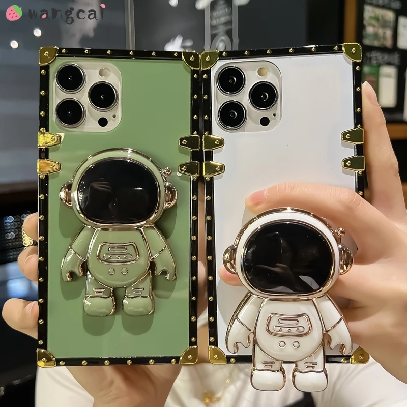 For LG Stylo 7 6 Velvet 5G 4G luxury Phone Cases With Astronaut Stand ...