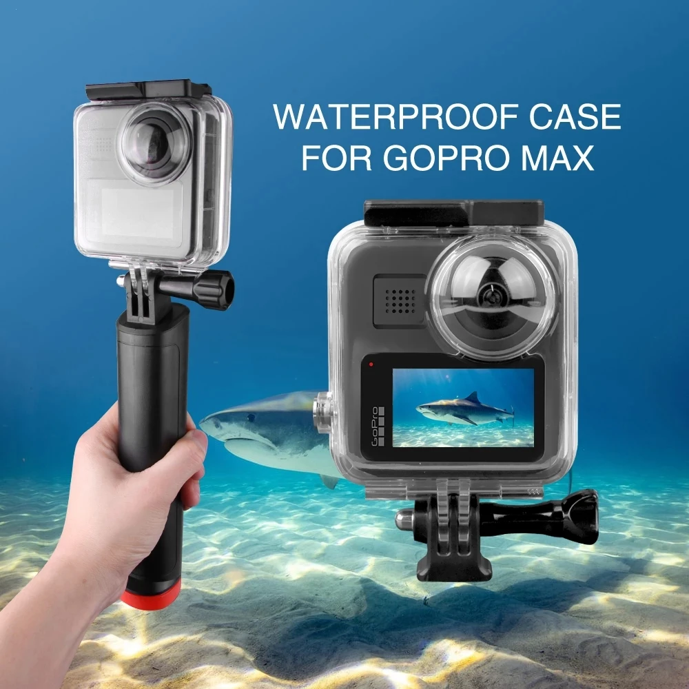 40m-Underwater-Waterproof-Camera-Housing-Case-Diving-Shell-Protective-Cover-Box-for-GoPro-Max ...