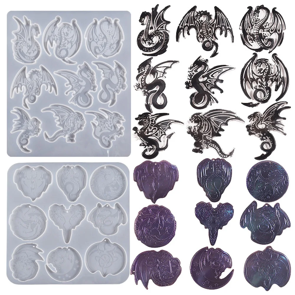 1PC-Flying-Dragon-Earring-Pendant-Silicone-Mold-Diy-Handmade-Cake-Mould ...