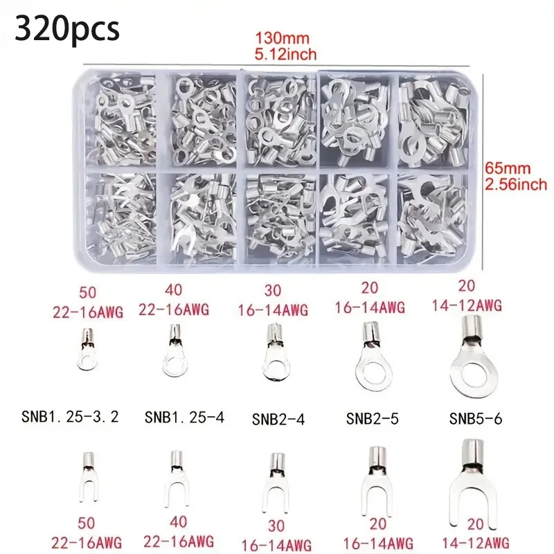 320Db Dobozos Terminál Csatlakozó Hidegen Sajtolt Ot/Ut Crimp ...