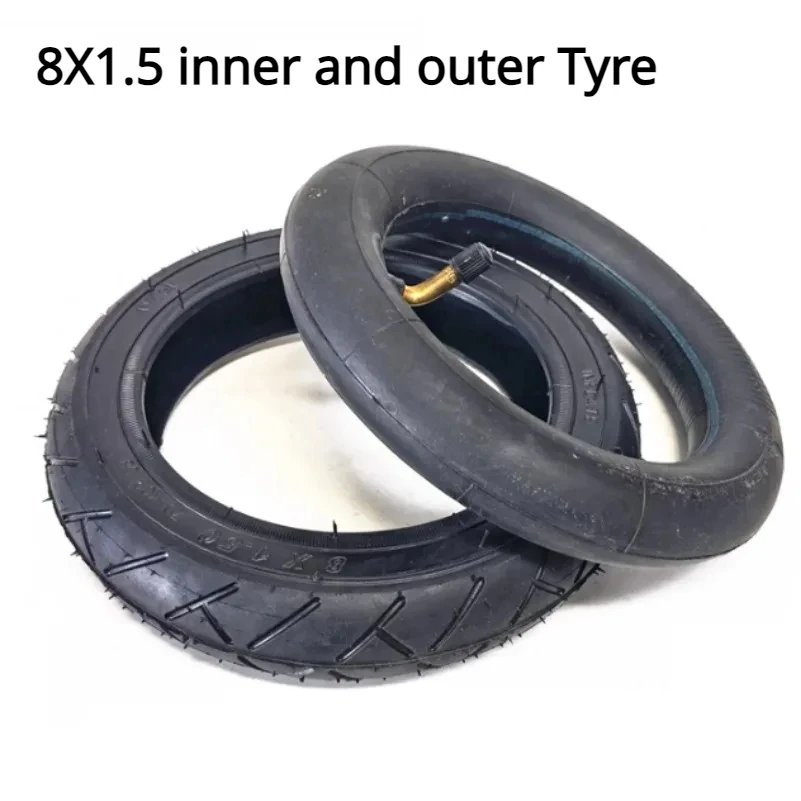 8X1-5-Tyre-8-inch-Motorized-scooter-baby-stroller-tire-8x1-50-inner ...