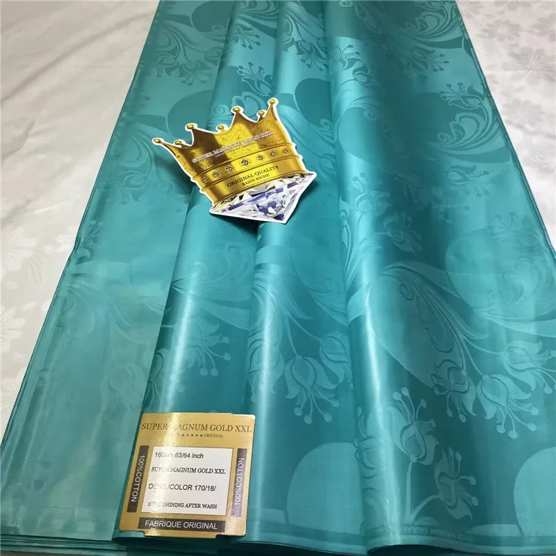 5-Meter-100-Cotton-African-Jacquard-Dress-Fabric-Basin-Riche-Brode-For ...