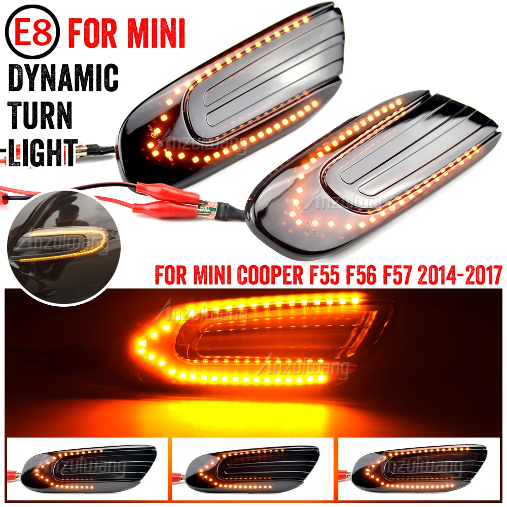 For-Mini-Cooper-F56-F57-Dynamic-Led-Side-Repeater-Indicator-Lights-For ...