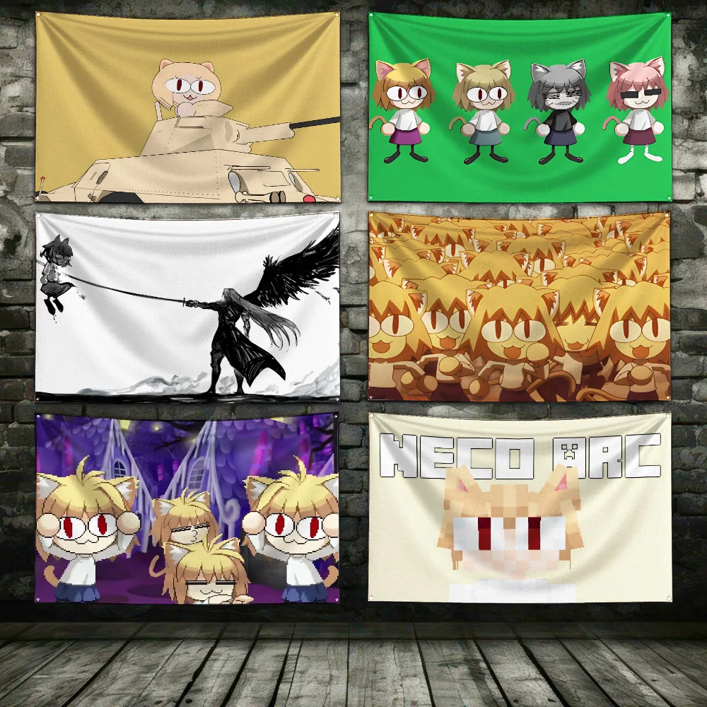 60-x-90cm-Neco-arc-Gamer-Cabinet-Flag-Polyester-Digital-Printing-Banner ...