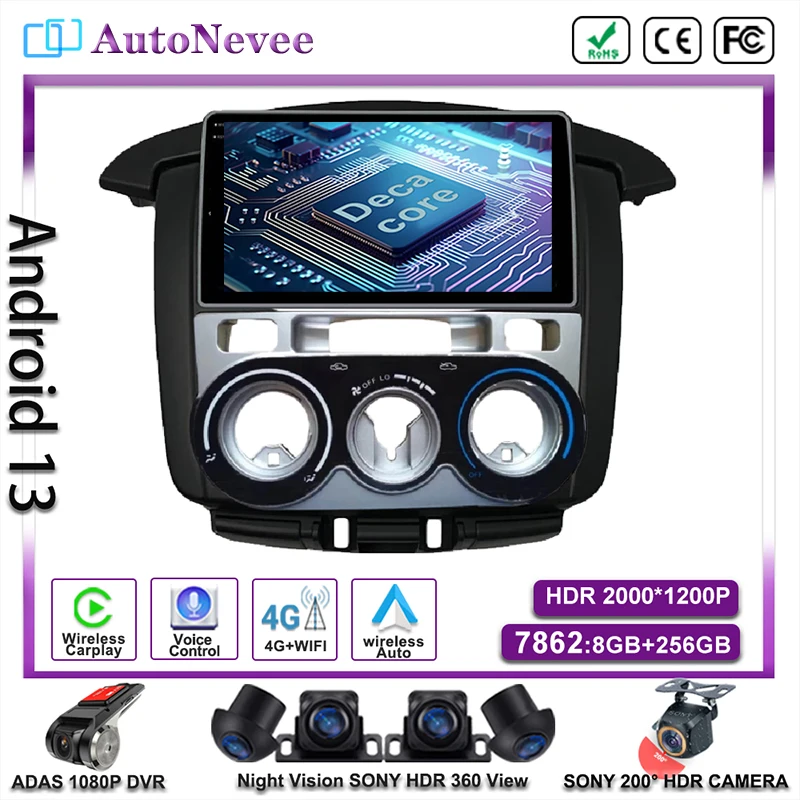 Android-13-Multimedia-Car-Player-GPS-Navigation-DVD-NO-2DIN-Carplay-For ...