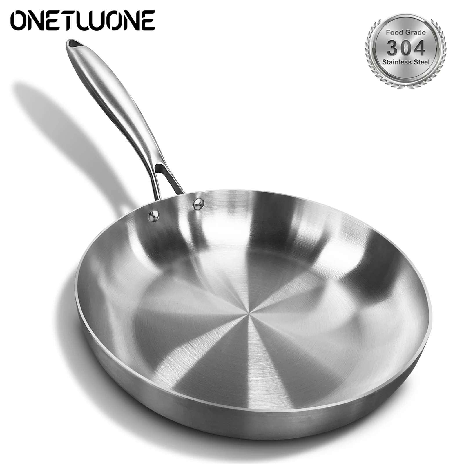 Frigideira-de-a-o-inoxid-vel-304-panela-antiaderente-panela-de-bife ...