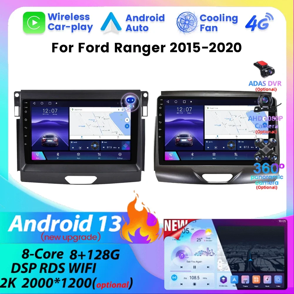 Android-12-For-Ford-Ranger-2015-2016-2017-2018-2019-2020-Car-Radio ...