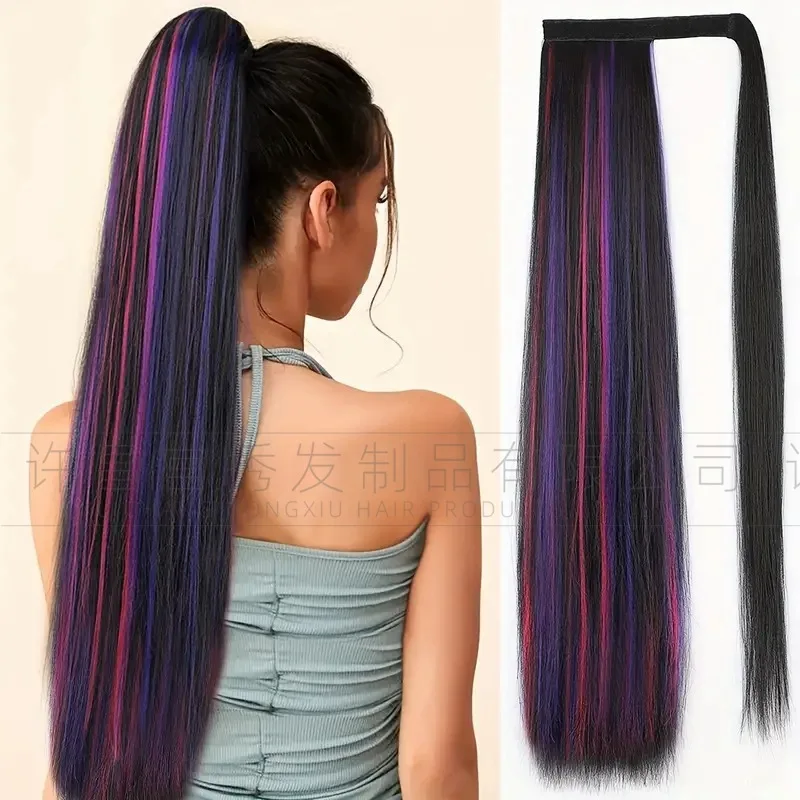 Cosplay-European-and-American-Style-Wig-Ponytail-Straight-Hair ...