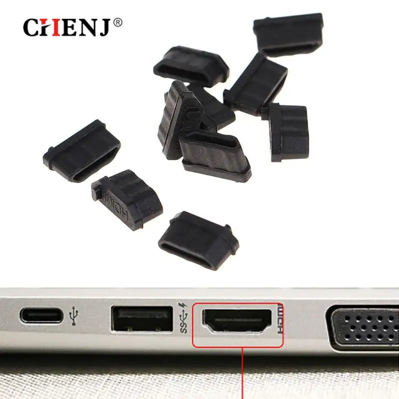 10pcs-Protective-Cover-Rubber-Covers-Dust-Cap-For-HDMI-Female-Dust-Plug ...