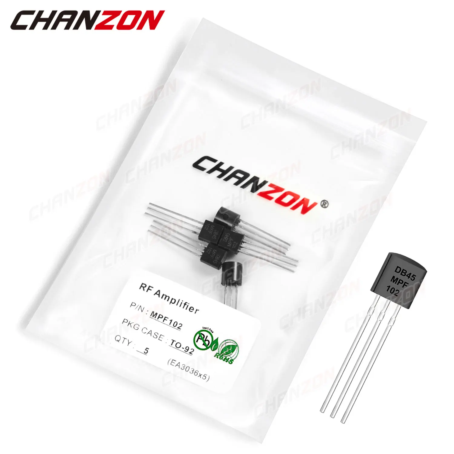5Pcs MPF102 TO-92 RF Jfet Amplifier Transistor Bipolar Junction BJT ...