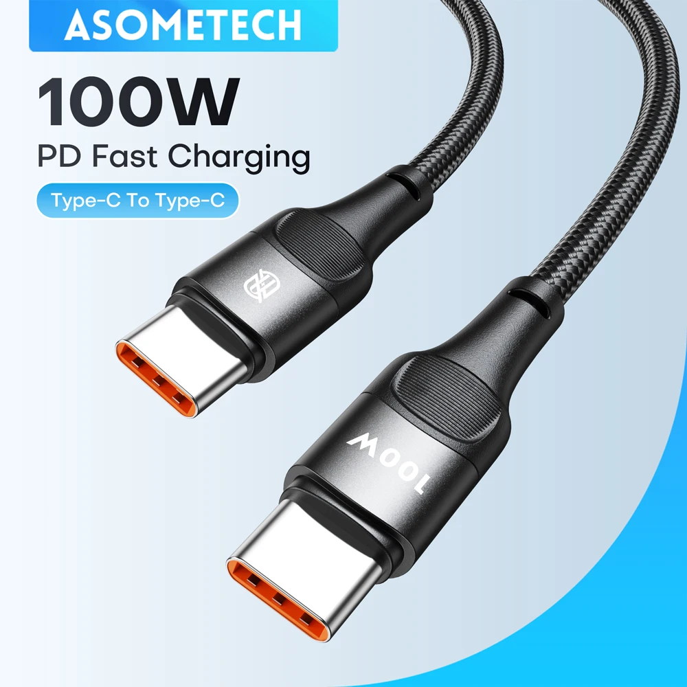 100W-USB-C-To-Type-C-Cable-PD-Fast-Charging-Charger-Cable-Data-Cord ...