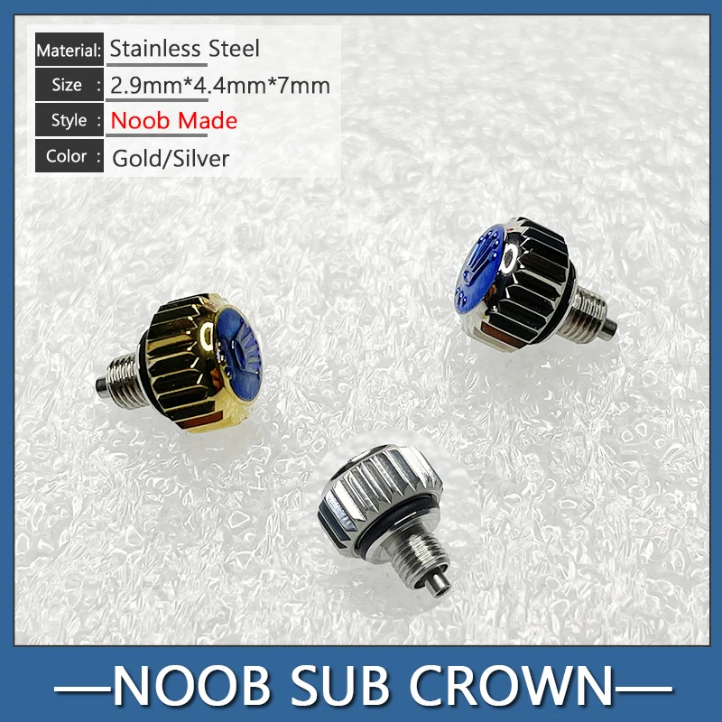 Stainless-Steel-Watch-Crown-Parts-Suit-for-Green-Blue-Sub-Watch-Case ...