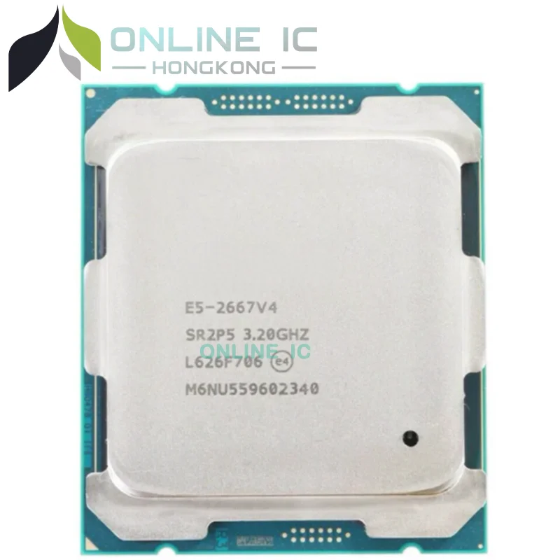 제온 E5-2667V4 CPU E5 2667V4 프로세서, 8 코어 3.2GHz 25MB L3 캐시, 135W SR2P5 LGA 2011-3