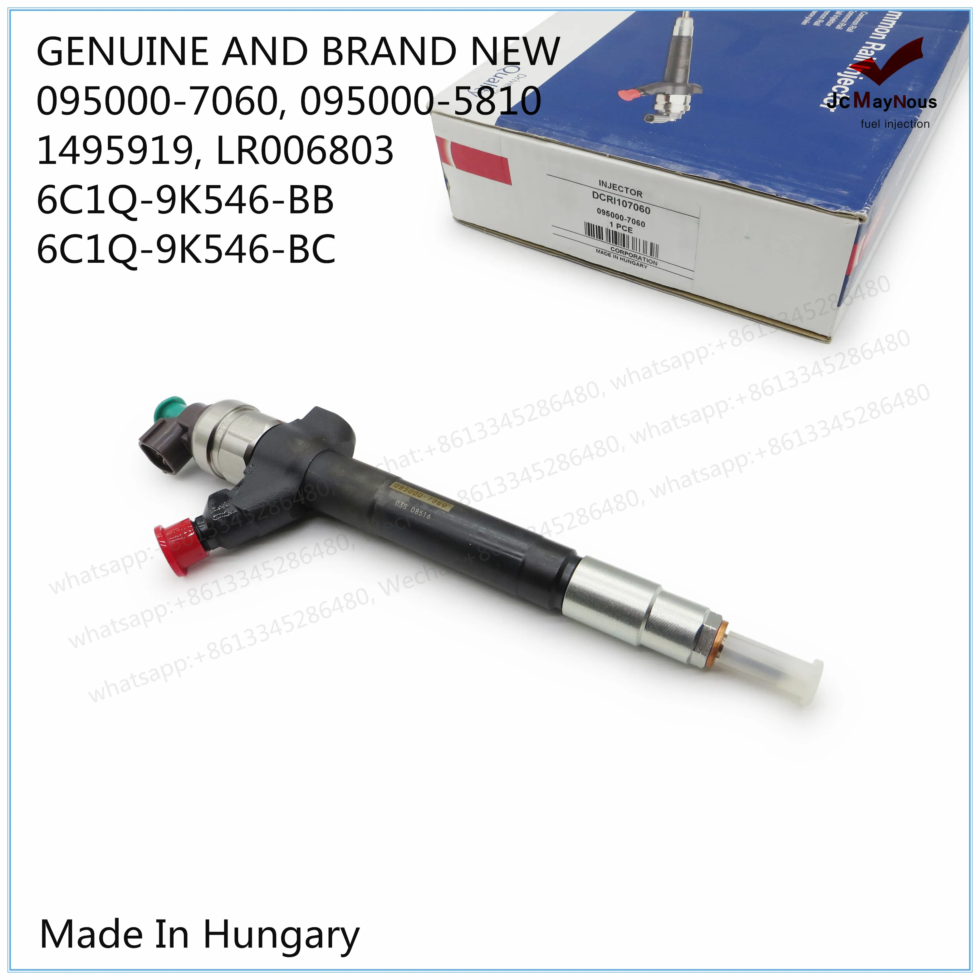GENUINE AND BRAND NEW DIESEL FUEL INJECTOR 095000-7060, 095000-5810 ...
