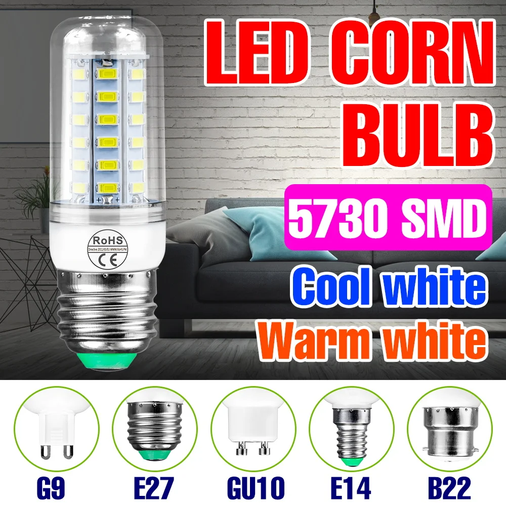 LED-Energy-Saving-Corn-Bulb-E27-Bombilla-GU10-Lamp-G9-Spot-Light-220V ...