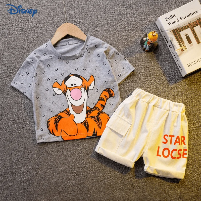 Disney-Tigger-Baby-Girl-Boy-Cotton-Clothes-Set-Shirt-Short-Summer-Child ...