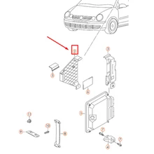 Soporte de placa de ordenador de motor 6Q0906507 6Q0 906 507 para VW ...