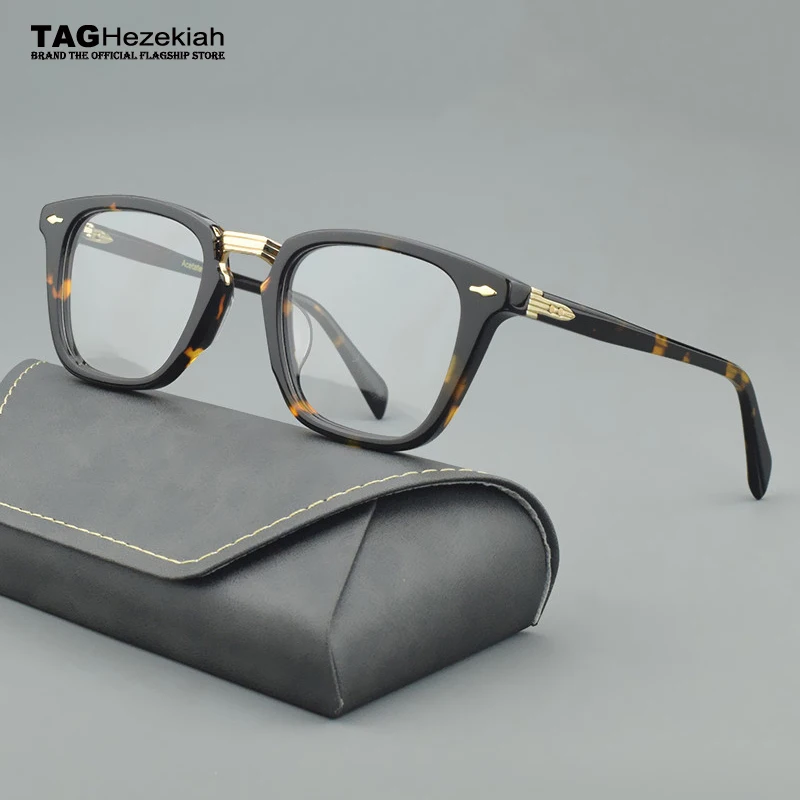 Retro-square-Eyeglasses-Top-Quality-Designer-Handmade-Acetate-Myopia ...