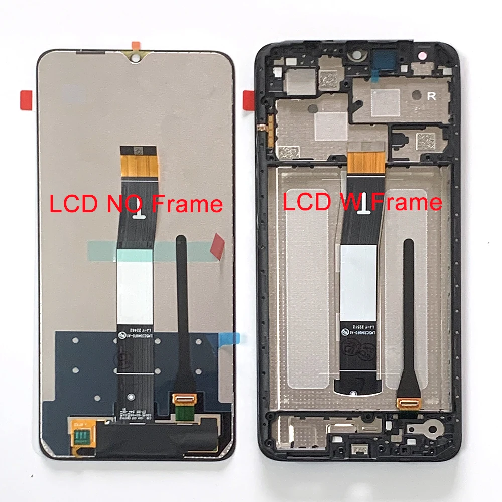 6.71'' Original For Xiaomi Redmi 12C LCD 12 c Display FrameTouch Screen Panel Digitizer For ...