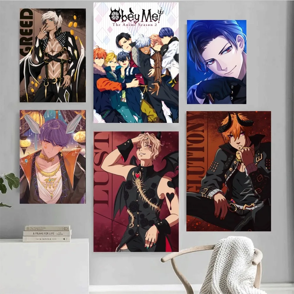 Game O-Obey Me Poster Home Office Wall Bedroom Living Room Kitchen ...