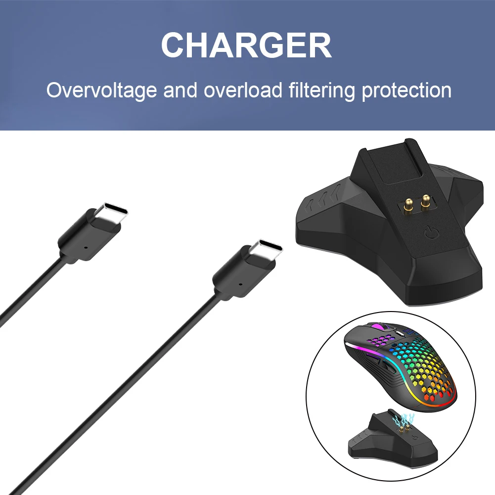 Mouse-Charging-Dock-For-Razer-DeathAdder-V2-Pro-Naga-Pro-Viper-Ultimate ...