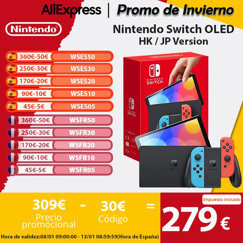 Nintendo-Switch-OLED-Game-Console-with-white-or-neon-64GB-7-inch-OLED ...