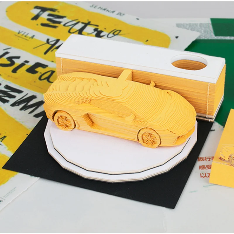 Sticky Note Car
