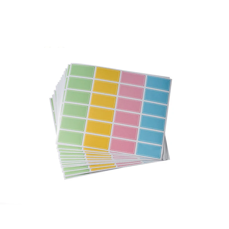 20 Sheets Removable Non-marking Stickers Label Waterproof Handwritten ...