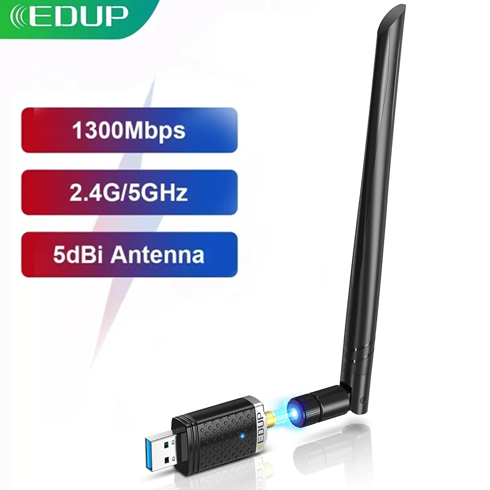 EDUP-1300Mbps-USB-WIFI-Adapter-Dual-Band-5G-2-4Ghz-RTL8812BU-USB-3-0-AC ...
