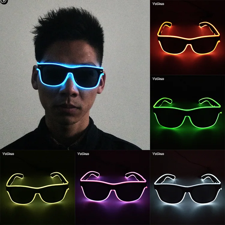 Light-Up-Luminous-Glasses-Bright-SunGlasses-Glow-in-the-Dark-Birthday ...