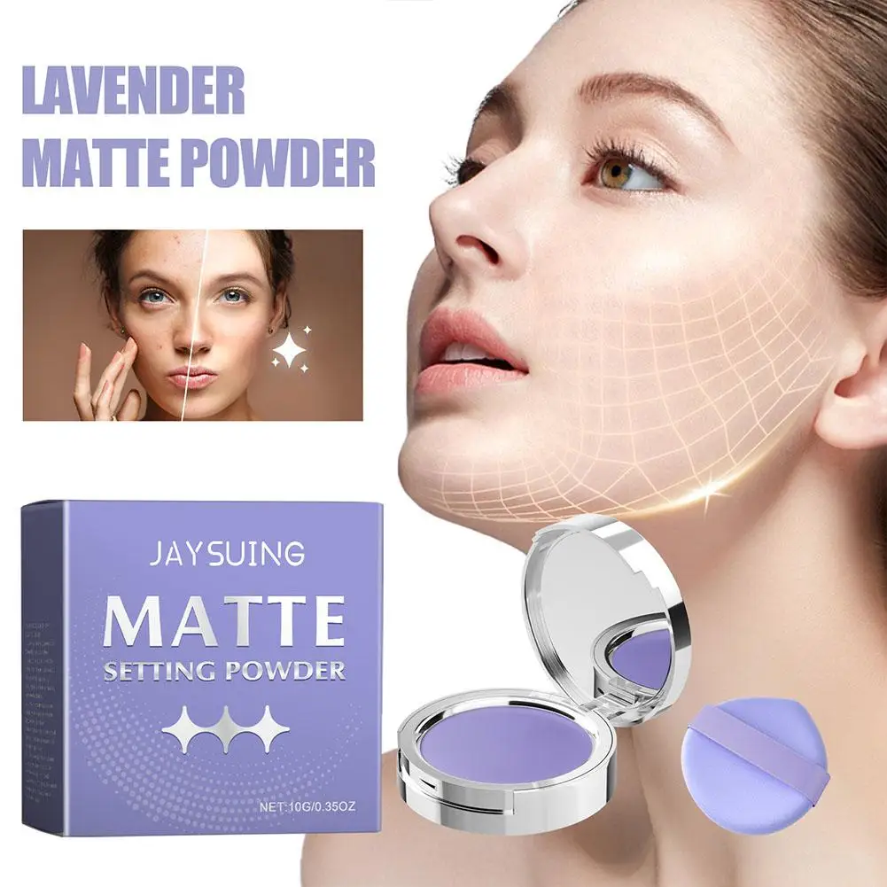 Purple-Matte-Setting-Powder-With-Lavender-Complex-Oil-Control-Anti ...
