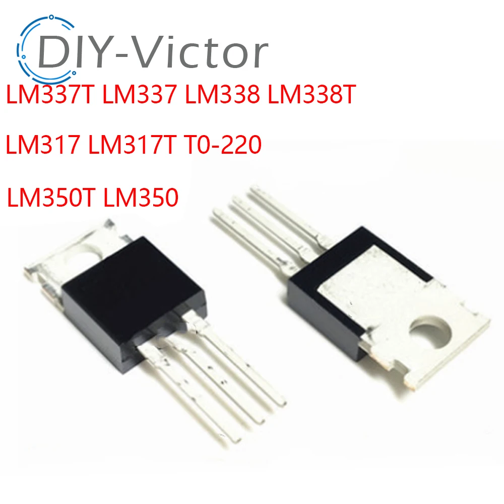 10PCS-LM317T-TO-220-LM317-TO220-317T-IC-LM337T-LM337-LM338T-LM338 ...