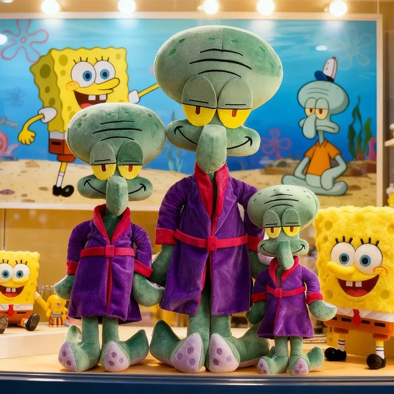 New Squidward Tentacles Figure Plush Toys Big Size Anime Plushie Doll ...
