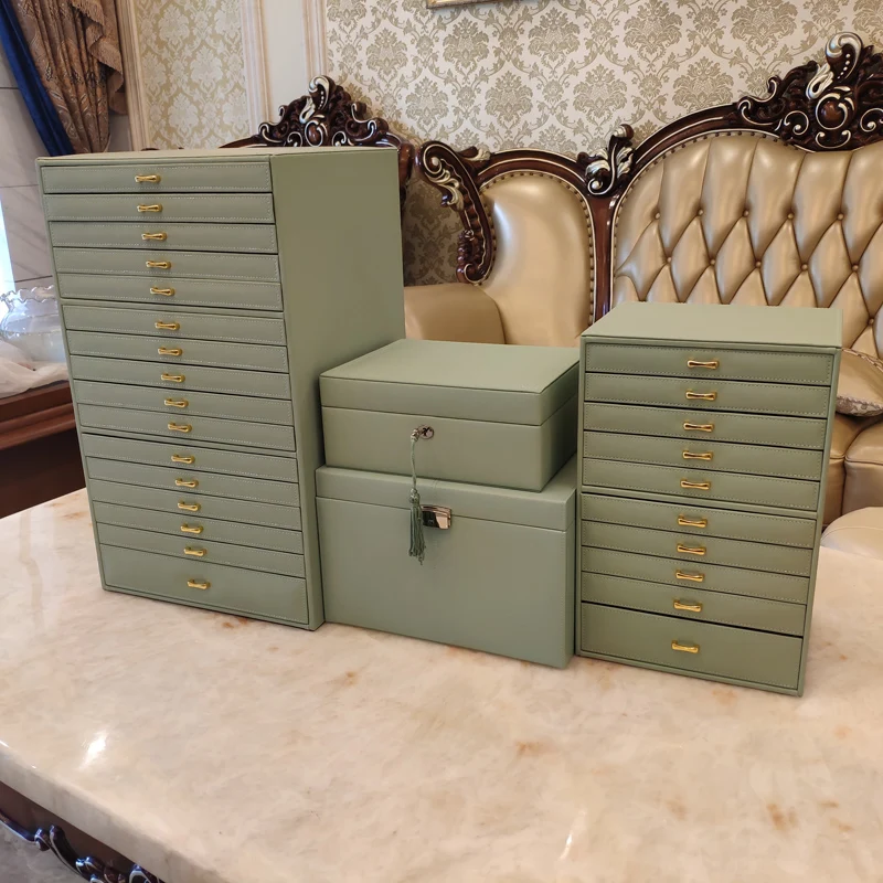 Multi-layer-jewelry-box-10-layer-European-princess-Korea-wooden-jewelry ...