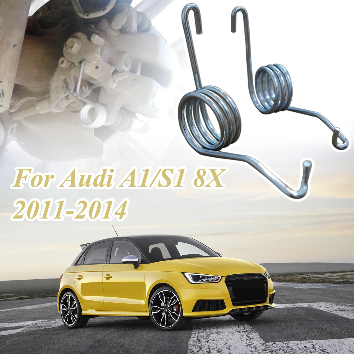 Left-Right-Handbrake-Rear-Parking-Brake-Lever-Caliper-Return-Springs ...