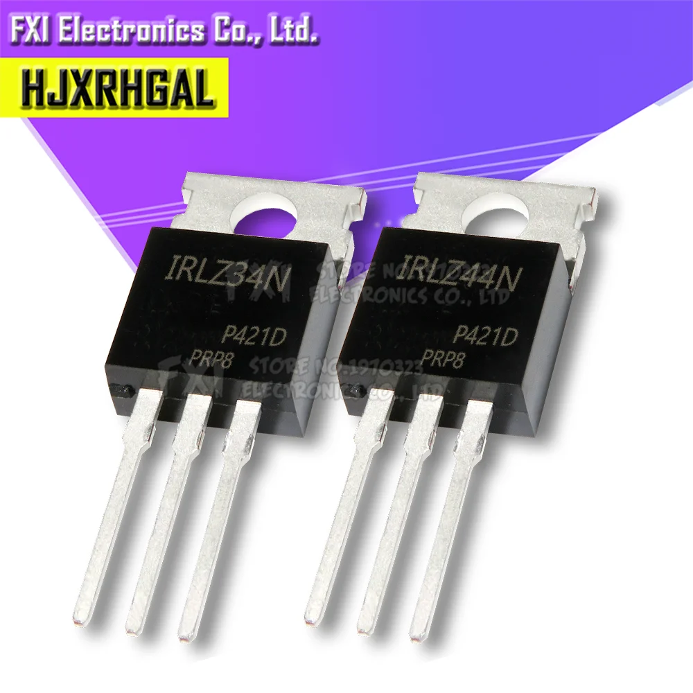 10pcs Irlz44n Irlz44 To-220 To220 Irlz44npbf Irlz24npbf Irlz34npbf ...