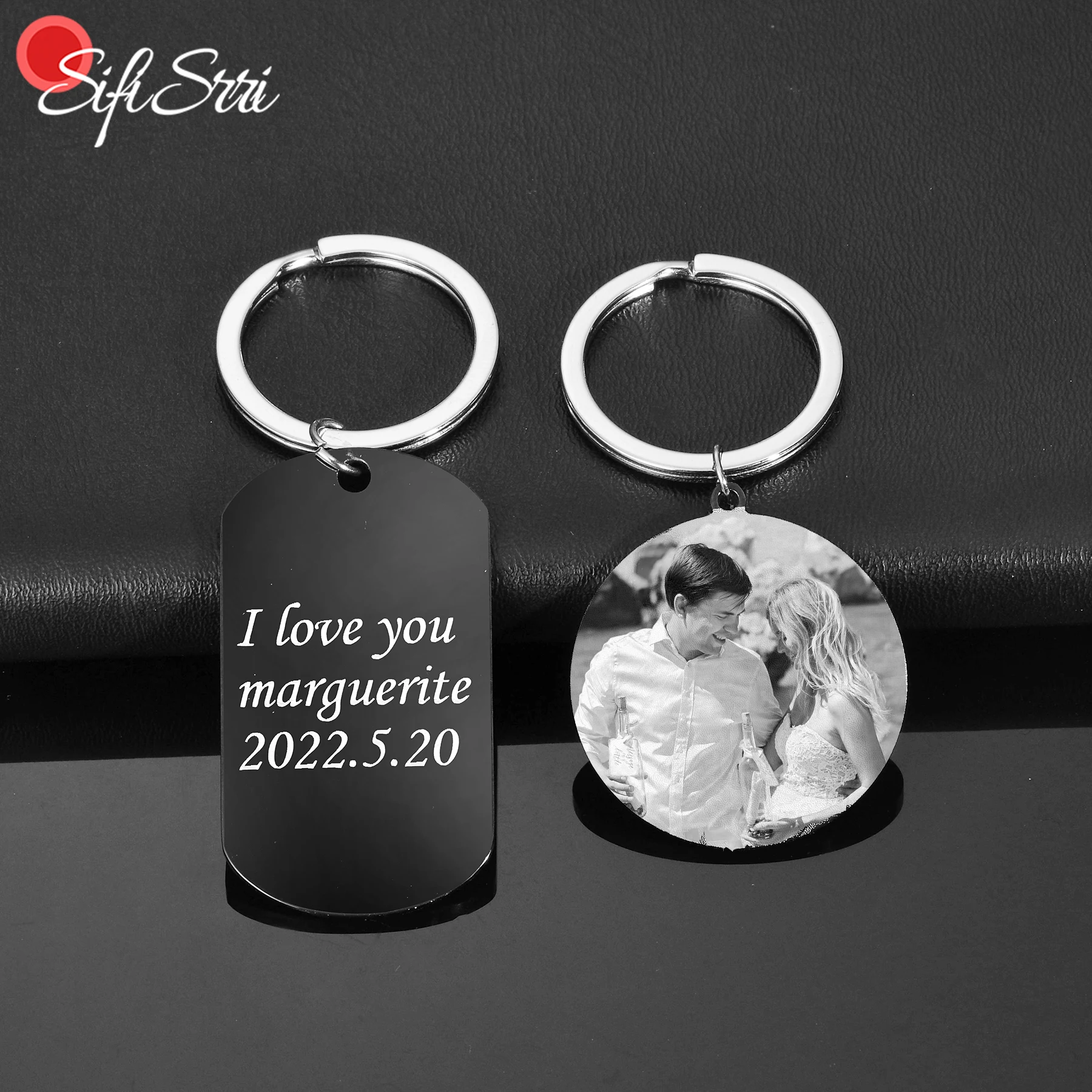 Sifisrri-Personalized-Engraved-Photo-Name-Date-Keychain-for-Women ...