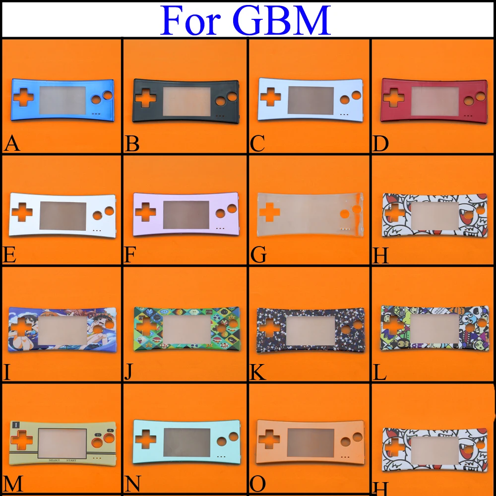 YuXi For GameBoy Micro Cover Fashion Style Front Faceplate Cover For ...