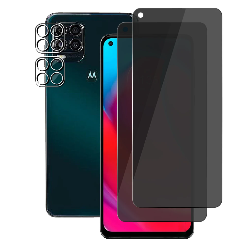 2-Privacy-Screen-Protector-2-Camera-Lens-Protector-For-Motorola-Moto-G ...