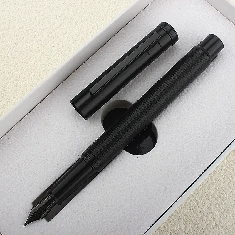 HongDian-1850-Fountain-Pen-Beautiful-Black-Pattern-Stainless-F-Nib ...