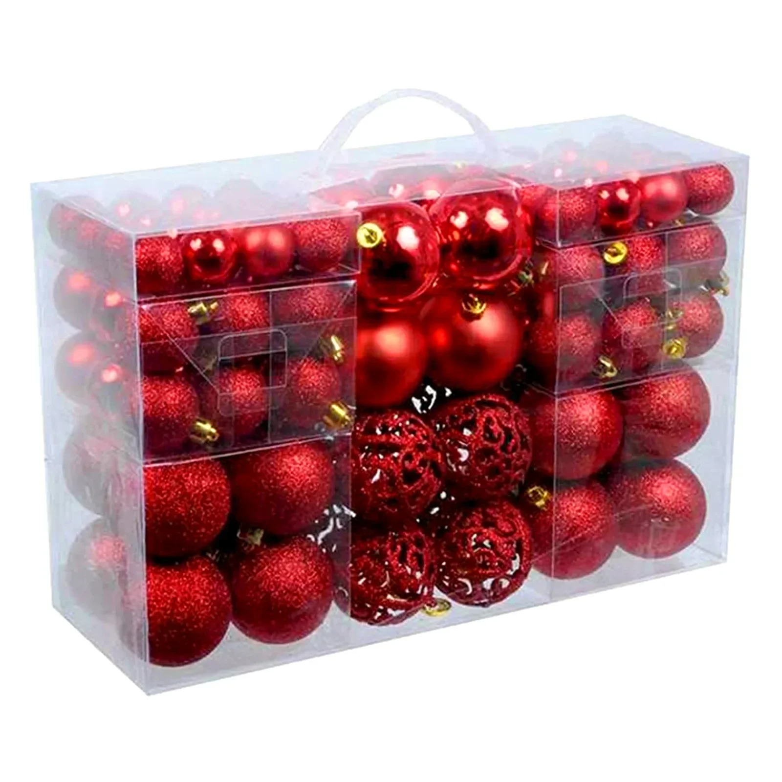 100 Gift Boxes Electroplated Hollow Plastic Balls Special-shaped ...