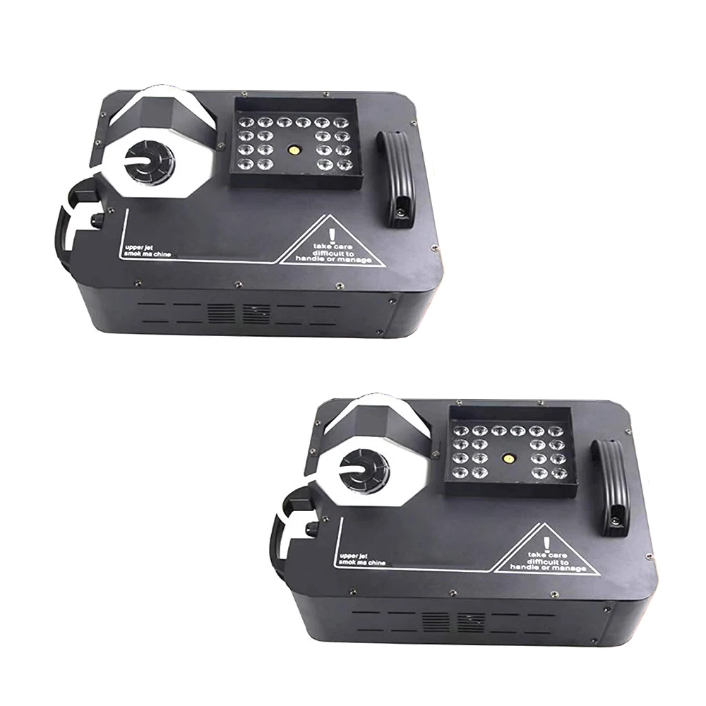 2-Pieces-1500W-24x9W-RGB-LED-Smoke-Machine-DMX-Wireless-Remote-Control ...