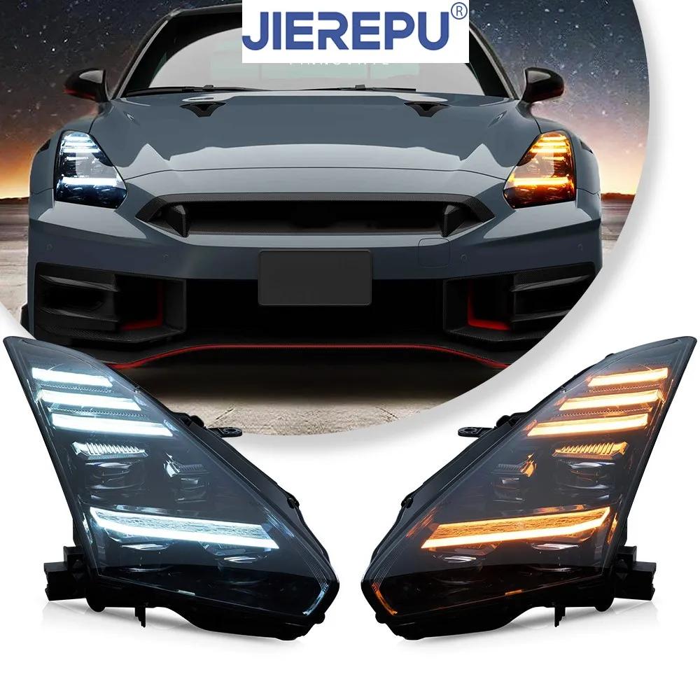 FULL LED Headlight Assembly For 2008-2023 Nissan GTR R35 DRL Headlights ...