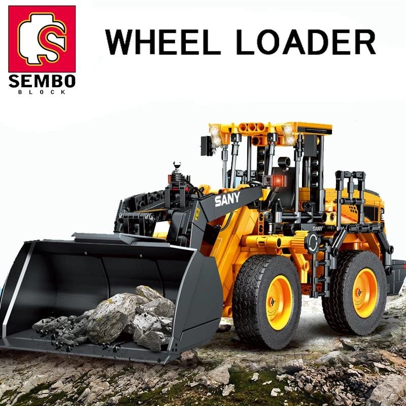 SEMBO-SW966K-1-26-Scal-Engineering-Truck-Building-Blocks-Excavator ...